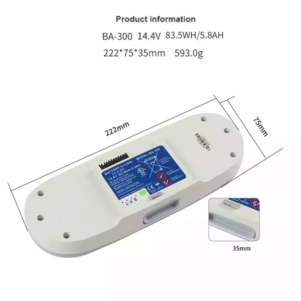 New Battery for Inogen BA-200 BA-300 BA-400 BA-500 - topbattery.in ...